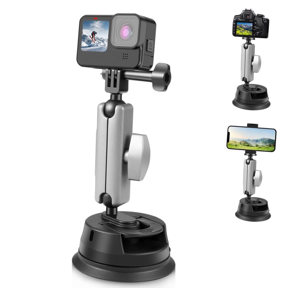 Car Suction Cup Arm Mount with Mount Adapter & Long Screw | Leroy Merlin