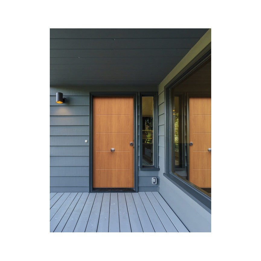 Porte d'entrée en acier M100 embero - Poussant Gauche - Dimensions: 100 ...