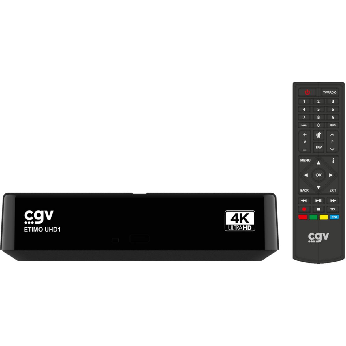 Décodeur TNT CGV TNT ETIMO UHD 1 | Leroy Merlin