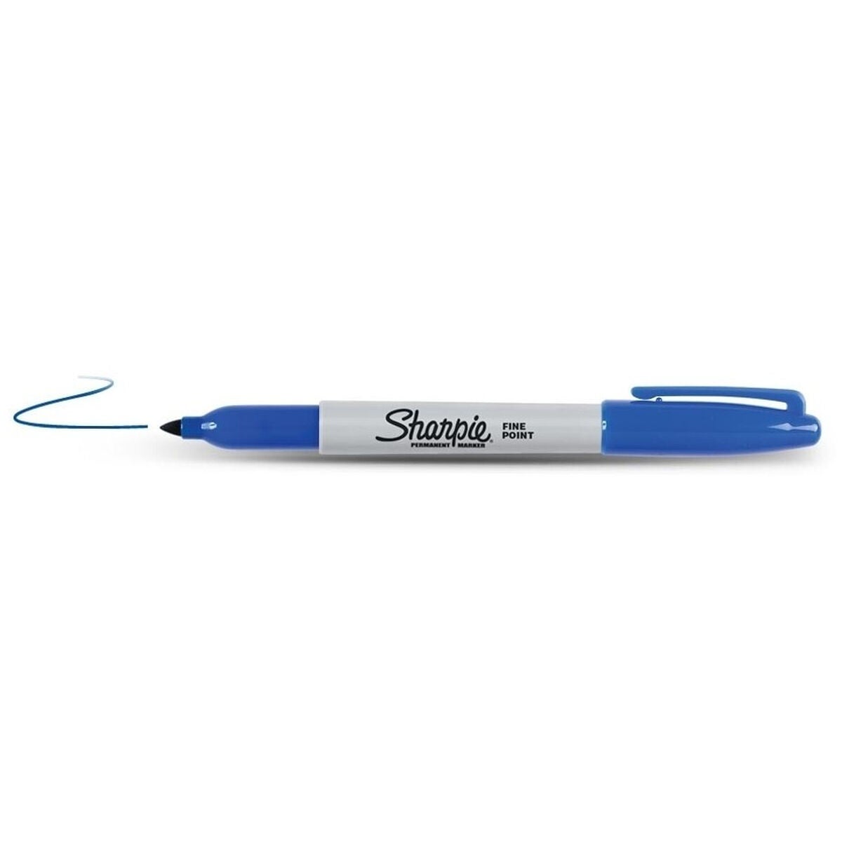 Marqueur permanent Sharpie Fine Point Bleu | Leroy Merlin
