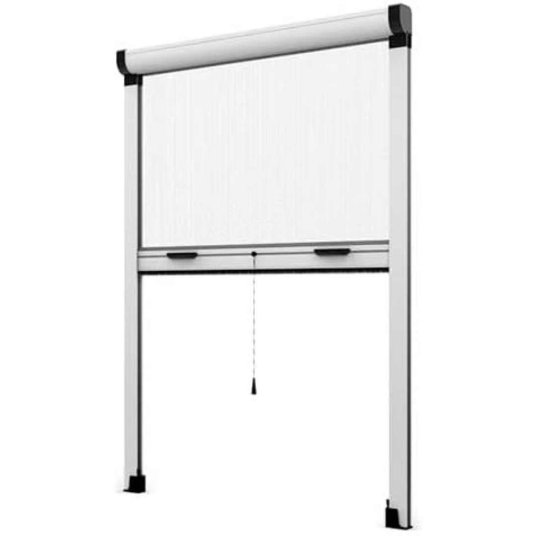 Vertical mosquito net for window, DIY kit reducible to size. (Blanco ...