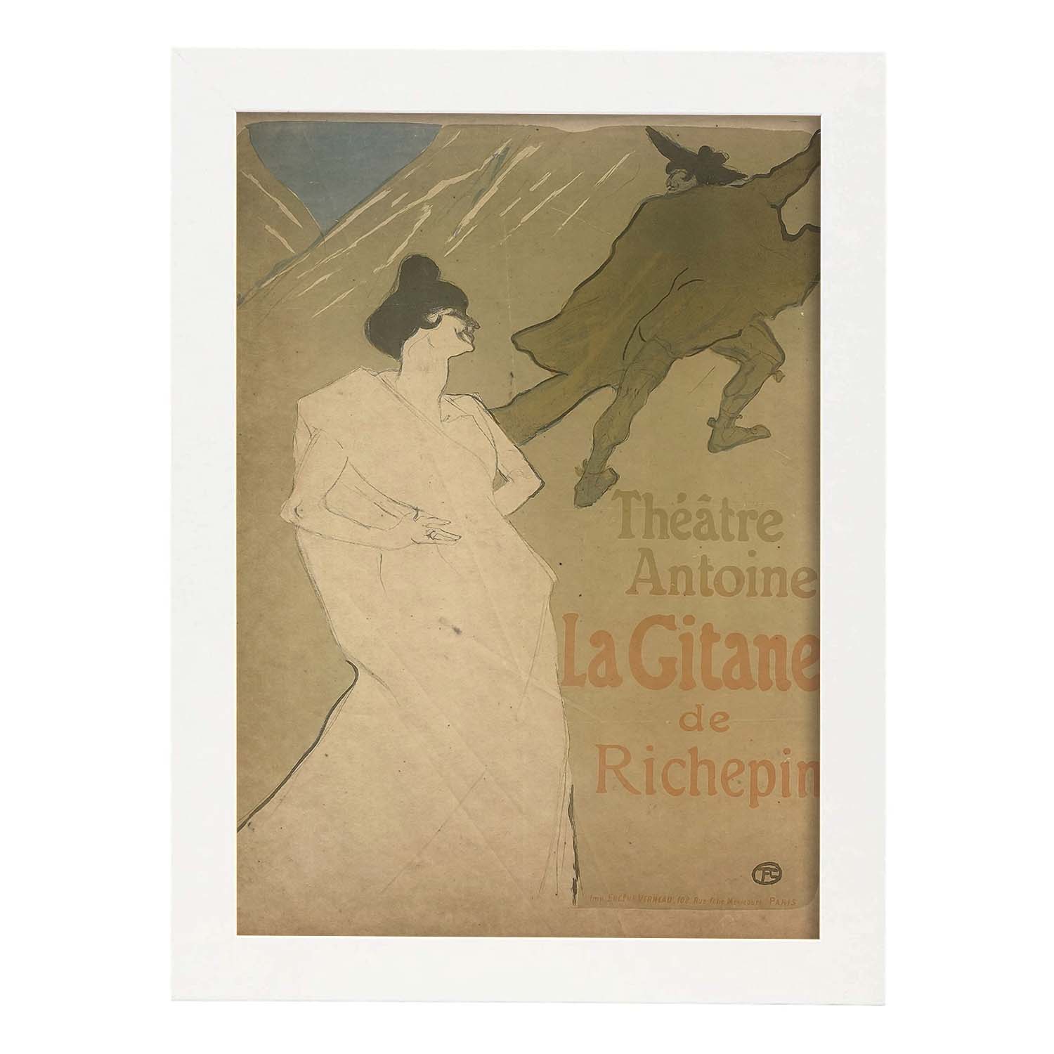 Poster Vintage Della Zingara. Con Immagini Vintage E Pubblicitarie ...
