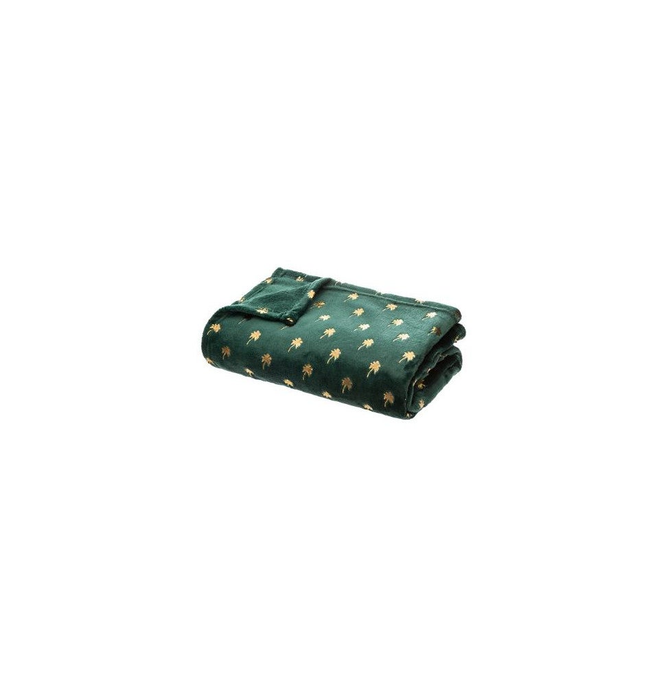 Plaid Flanel - 125 X 150 Cm - Doré | Leroy Merlin