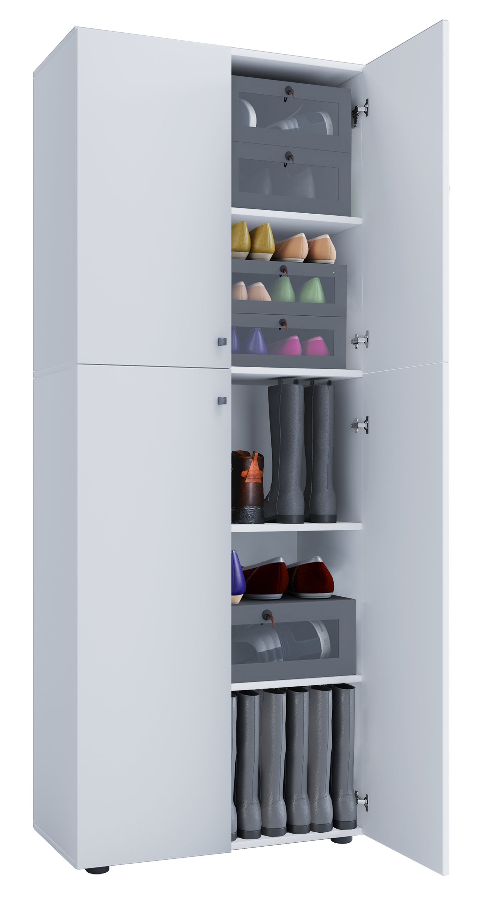 Mueble zapatero grande de madera XL Lona 5 | Leroy Merlin