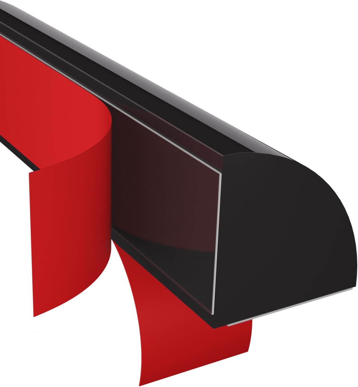 Moulure quart de rond flexible, bordure ronde en caoutchouc ...