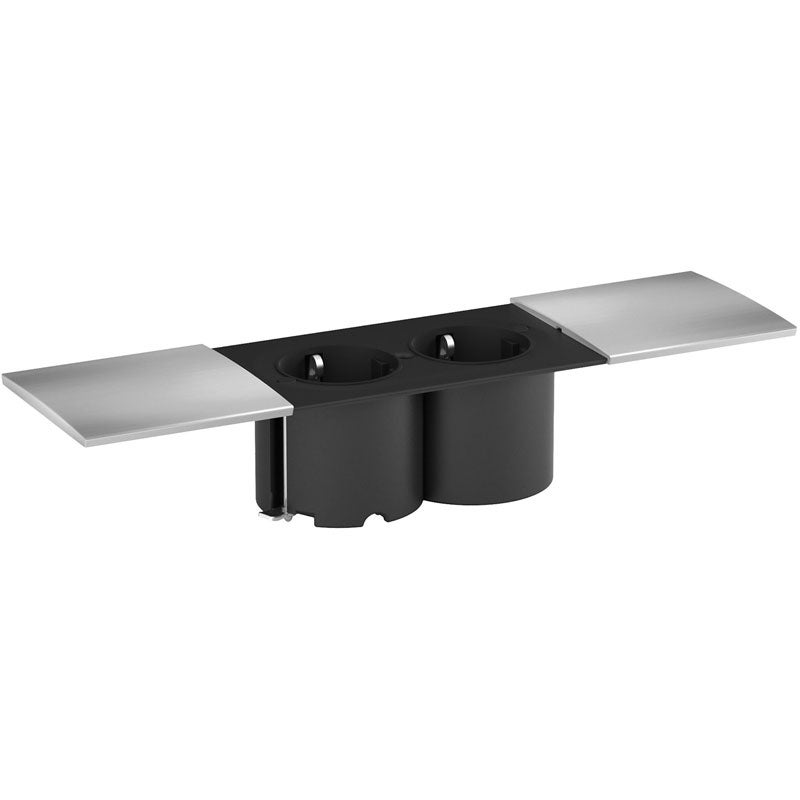 Cache plastique pour la multiprise encastrable 2 prises type f modèle ...