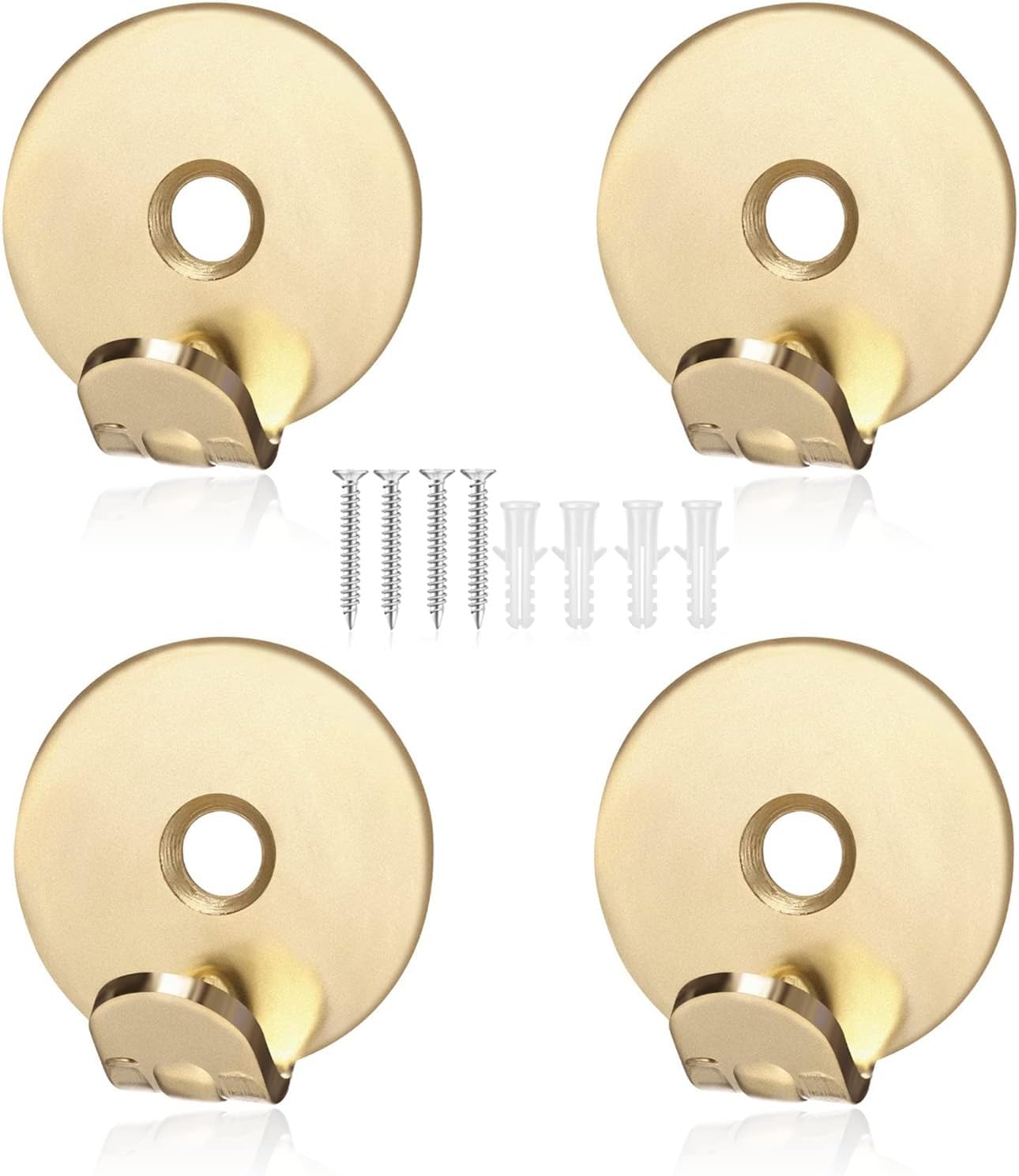 Lot de 4 crochets robustes pour accrocher des tableaux avec vis ...