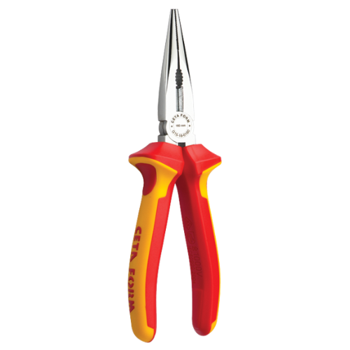 Pinza de punta larga CETAFORM, L.160mm, aislada 1000V, mango Duotech ...