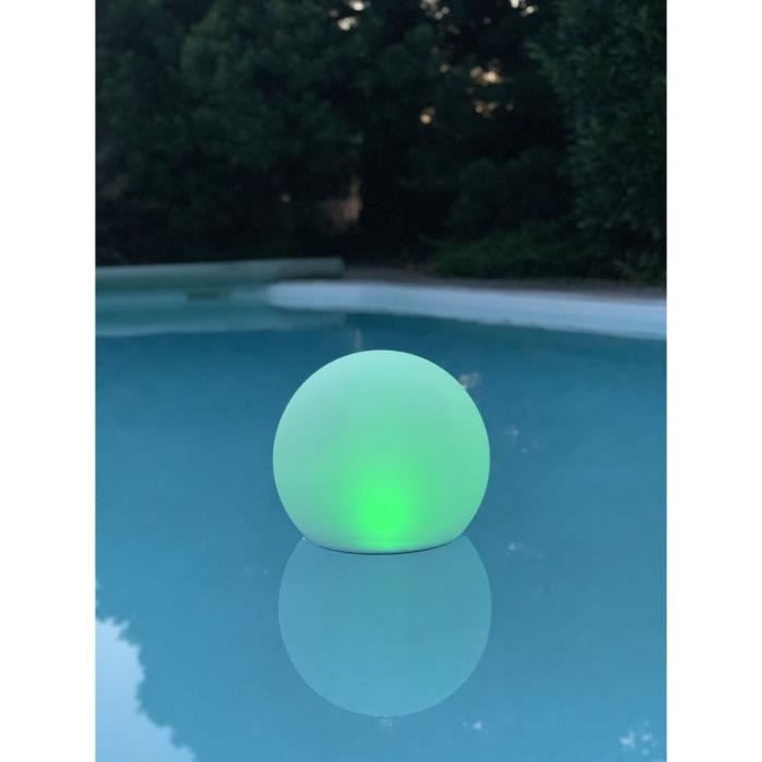 Bola solar impermeable multicolor 30 cm con mando a distancia - GALIX ...