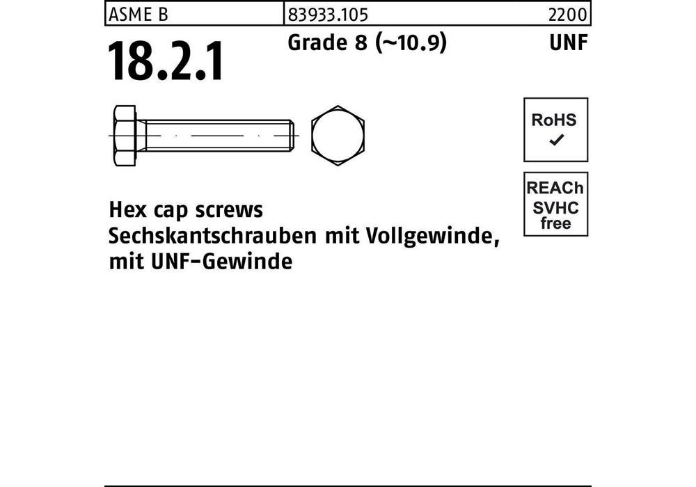 Reyher Vis hexagonale R 83933 m.UNC-Gewinde VG x38mm | Leroy Merlin