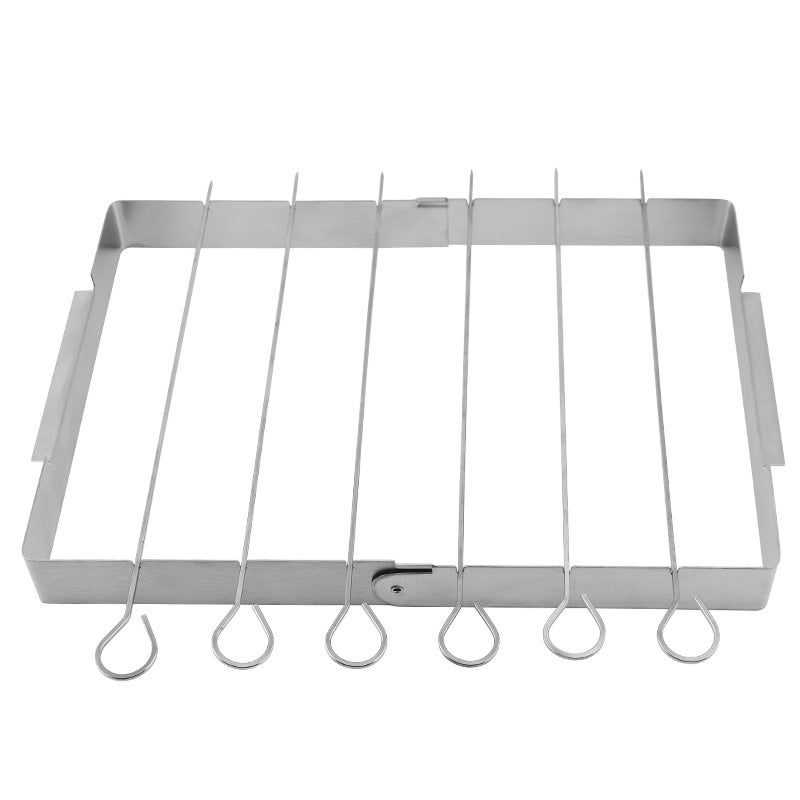 Parrilla plegable portátil de acero inoxidable para barbacoa con ...