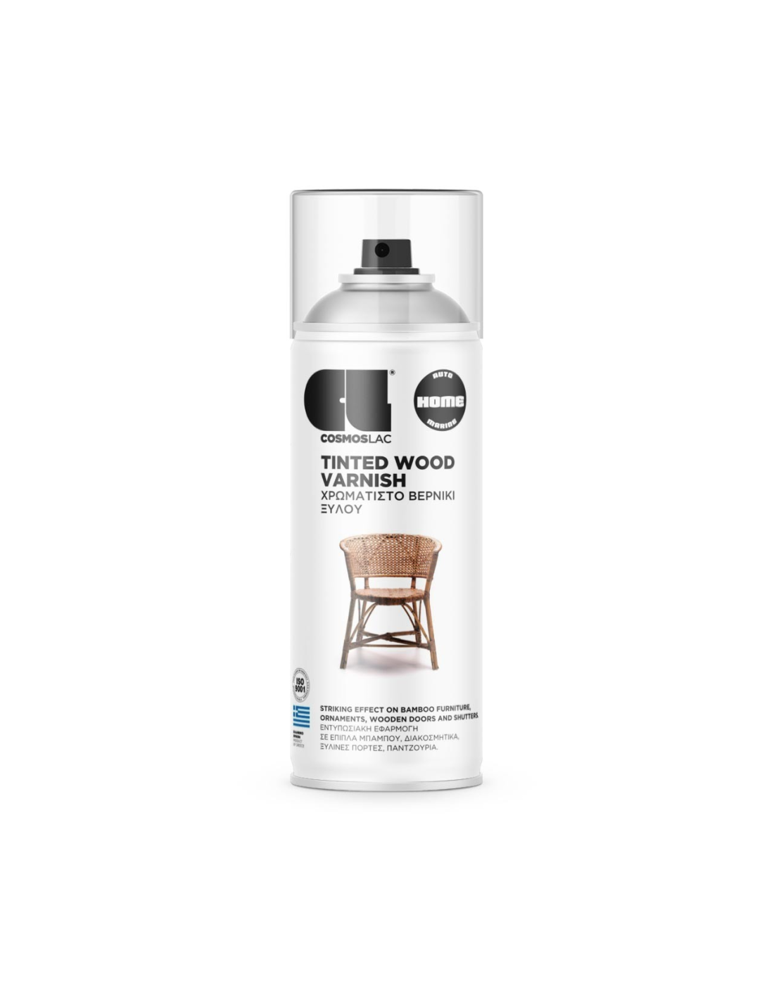 CL COSMOS LAC - SPRAY BARNIZ TINTE PROTECTOR MADERA CAOBA N601 400 ML ...
