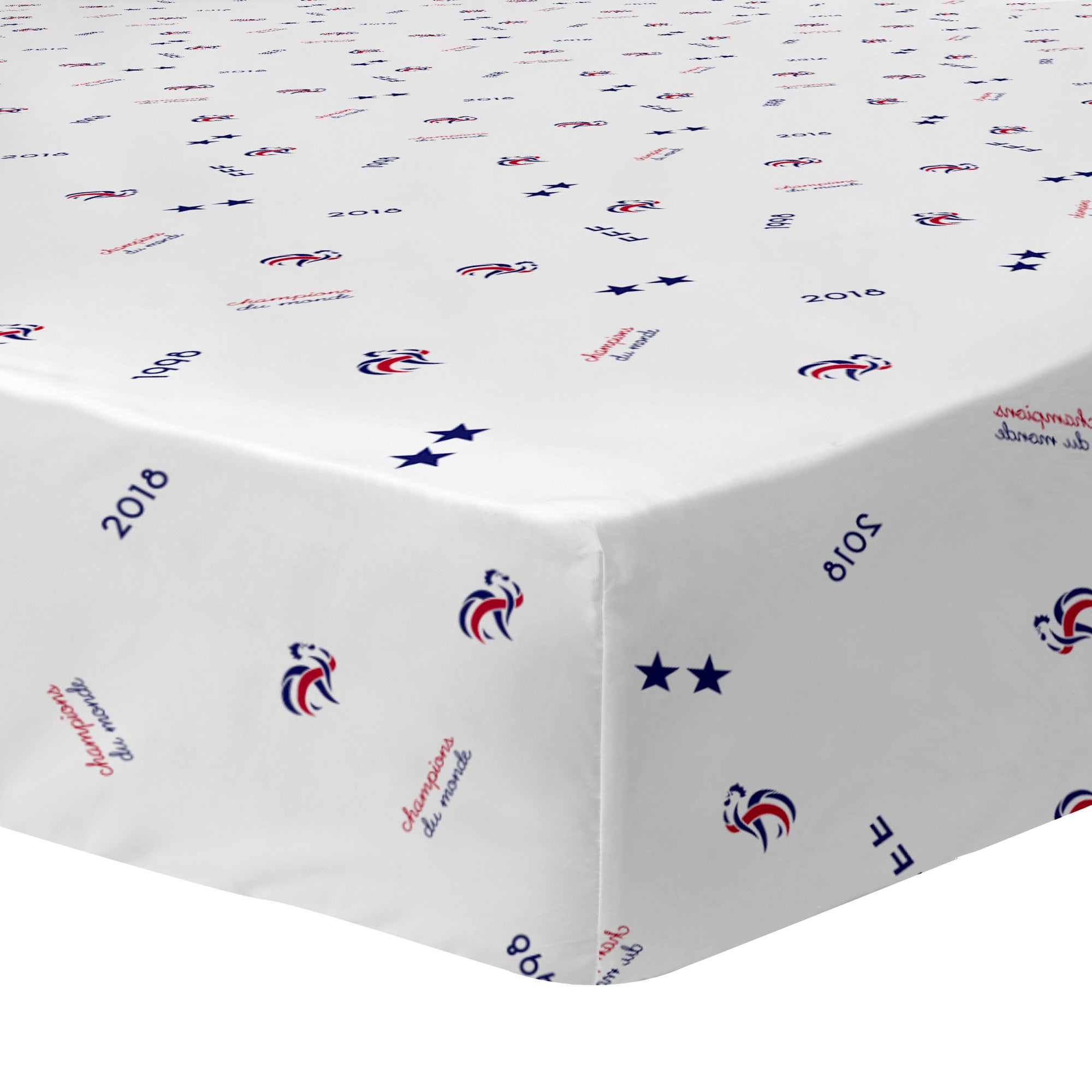 Drap-housse imprimé 100% coton, FFF CHALLENGE | Leroy Merlin