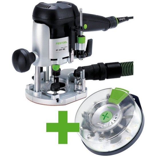 Défonceuse OF 1010 EBQ-Plus + Coffret de 10 fraises - FESTOOL - 574383 ...