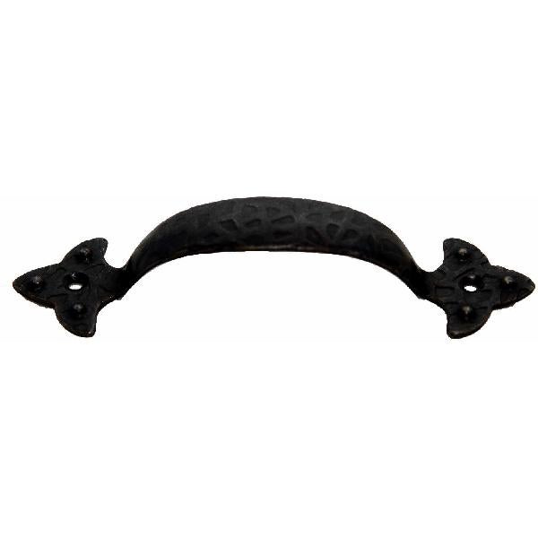 POIGNÉE EN FER FORGÉ 316 90 MM NOIR | Leroy Merlin