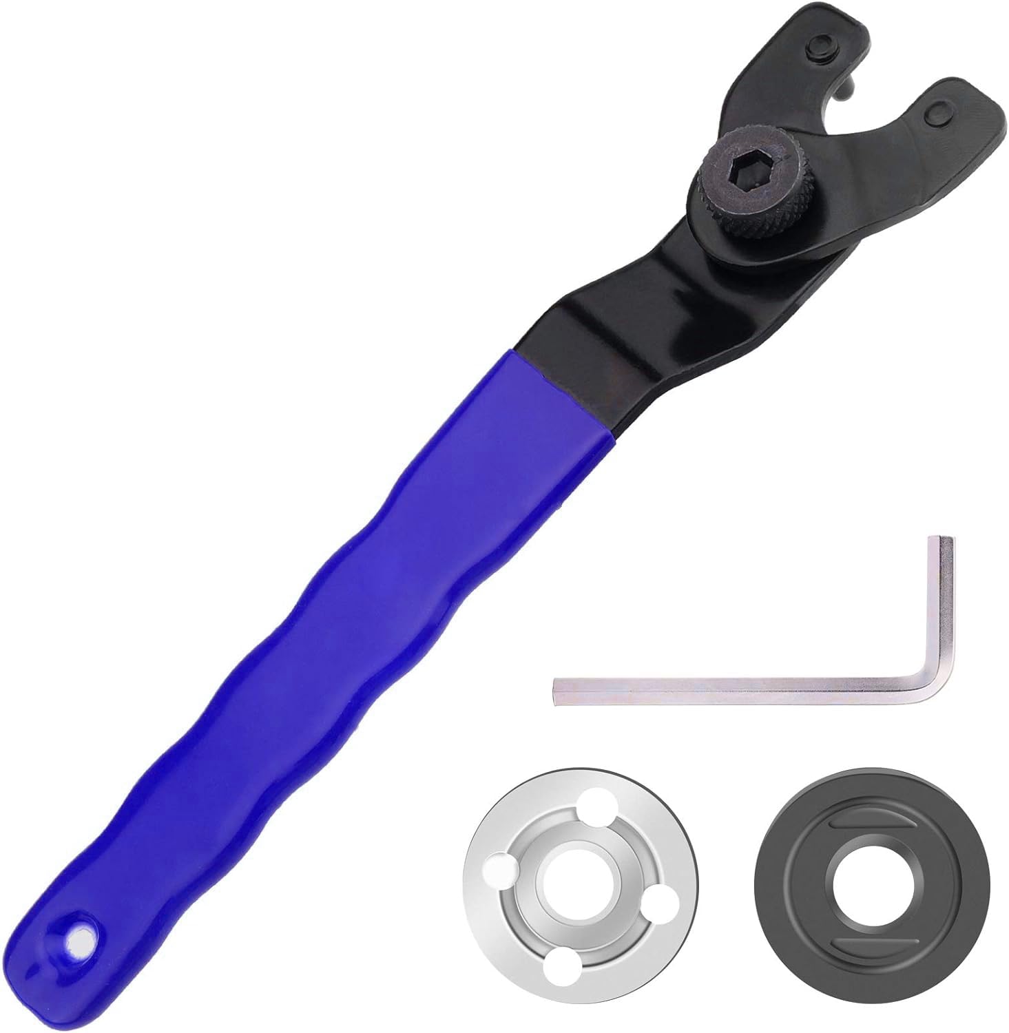 Clé à Molette Réglable pour Meuleuse d'Angle avec Douille Hexagonale 8 ...