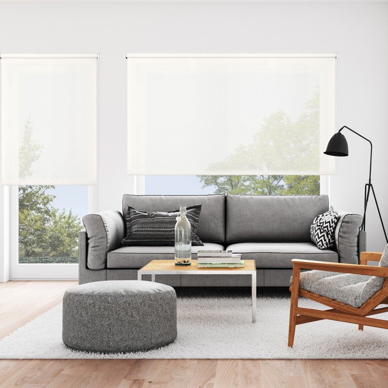 Store Tamisant, Store enrouleur d'intérieur ROLL-UP Écru 100X250 ...