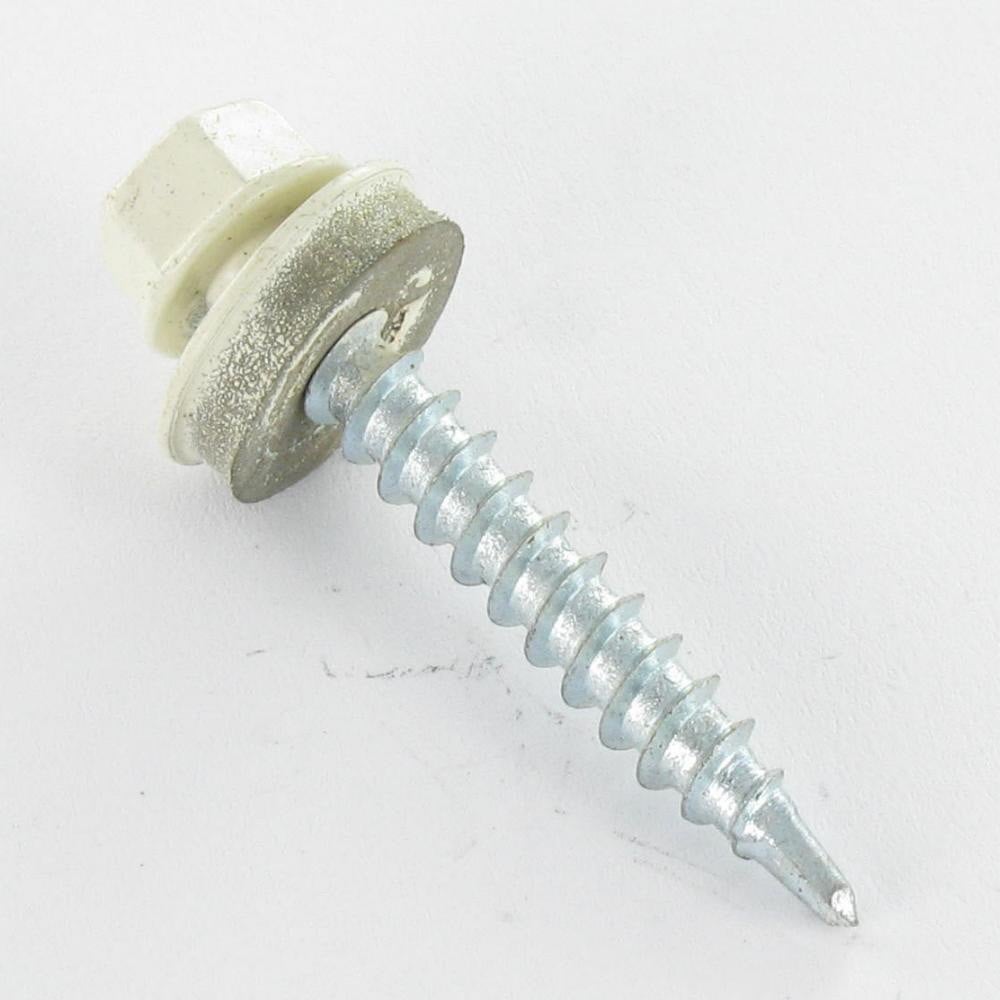 Vis autoperceuse Tête hexagonale TH 4.8X35 Rondelle d'étanchéite avec joint néoprene EPDM Acier ...