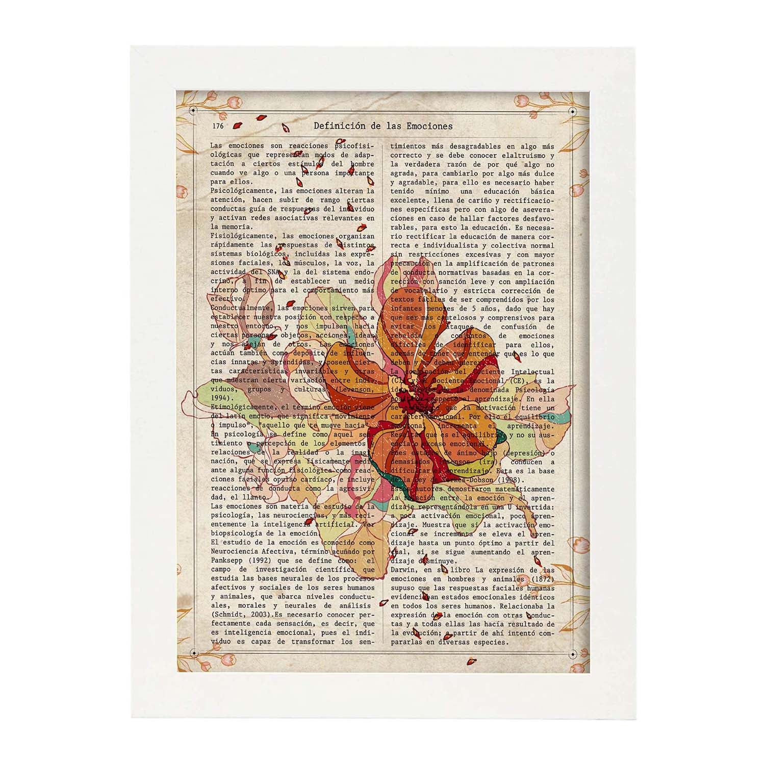 Poster De Flores Naranjas. Láminas De Flores Disenadas Con Estilo ...