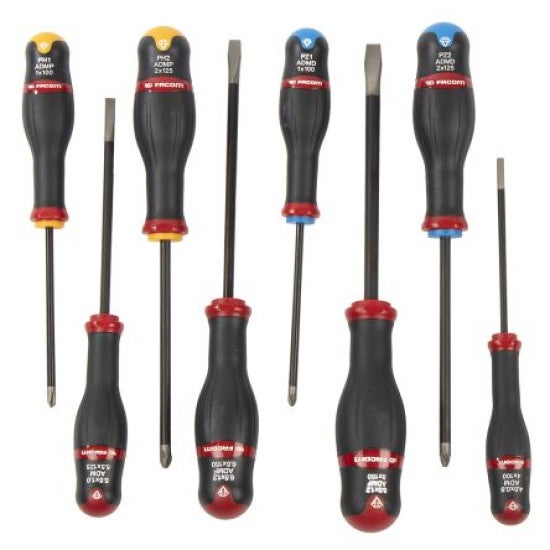 Jeu de 8 Tournevis Protwist FACOM - AT.J8PB | Leroy Merlin
