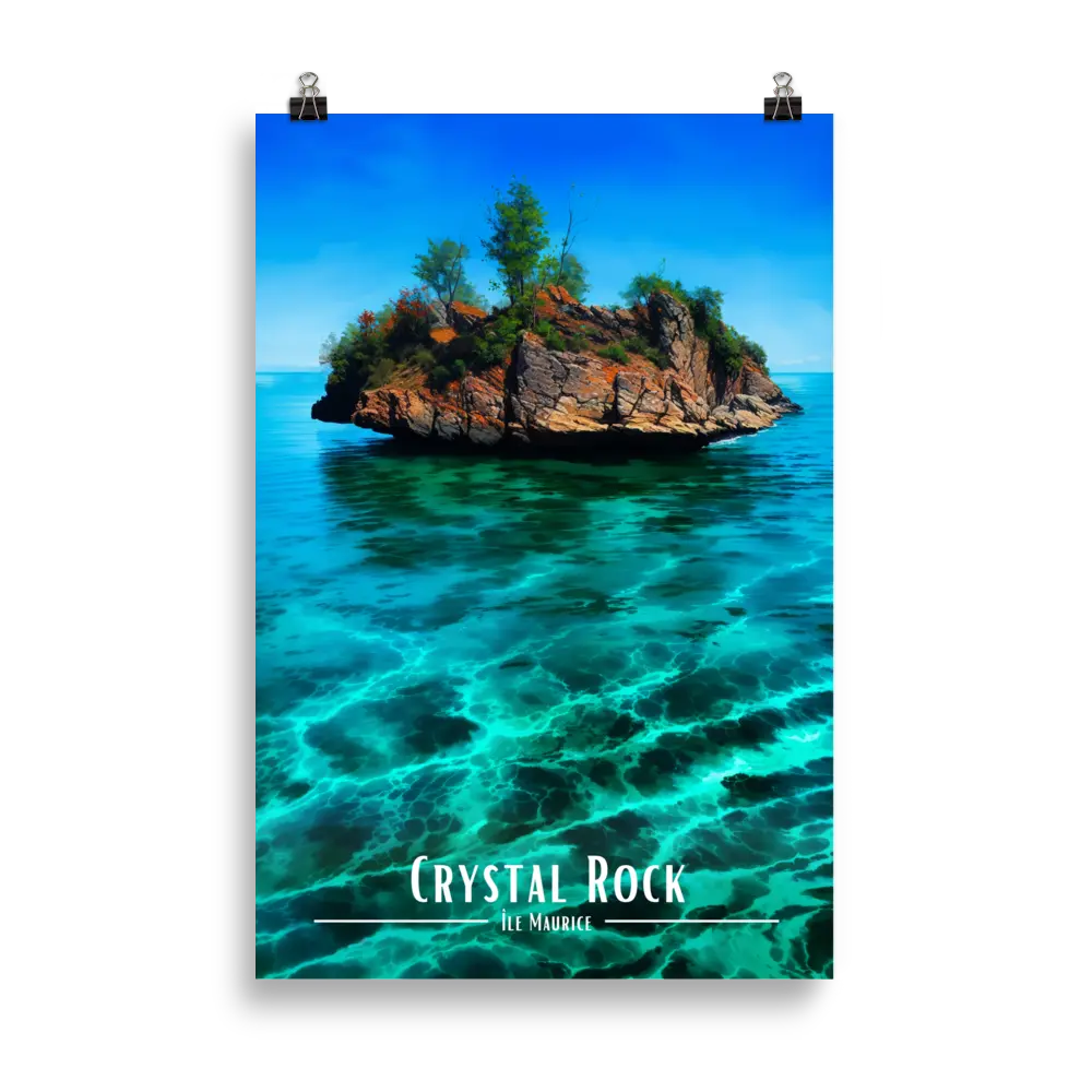 Affiche de Maurice 'Crystal Rock' | Leroy Merlin