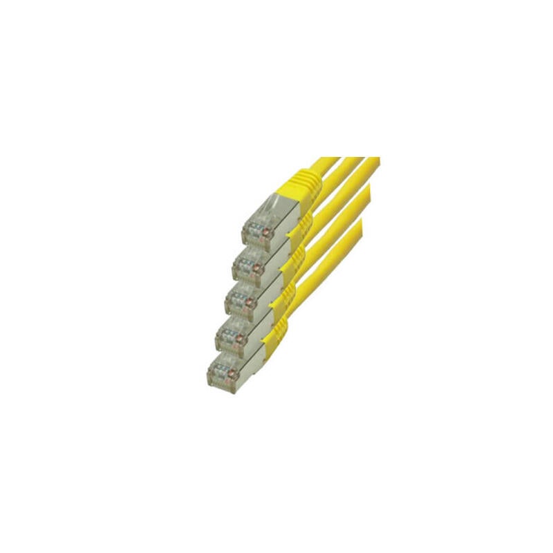 S-conn rj45-rj45, mm, 1m c ble r seau jaune cat6 s/ftp (s-stp) | Leroy Merlin