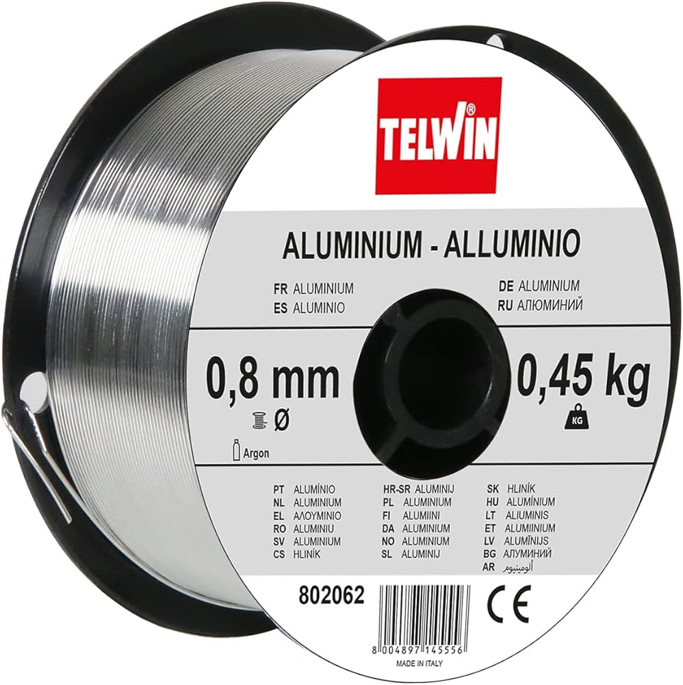 TELWIN - Bobine fil à souder aluminium D. 0,8 mm 0,45 kg - 802062 ...