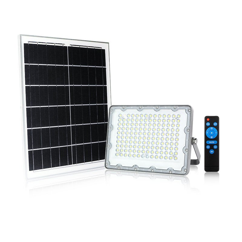 Proyector LED solar + panel solar 100W - Blanco Frío | Leroy Merlin