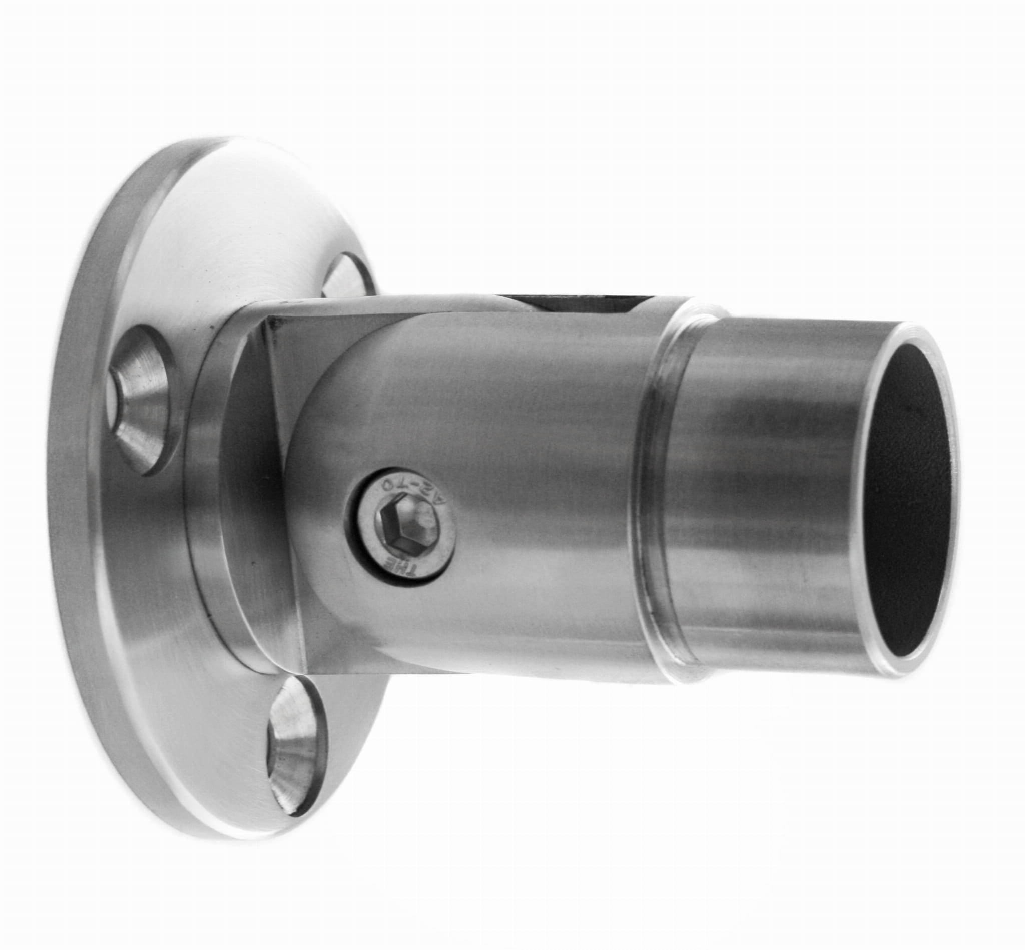FIXATION Embase ARTICULÉ POUR TUBE INOX Ø 42,4 mm, AISI 304, brossé ...