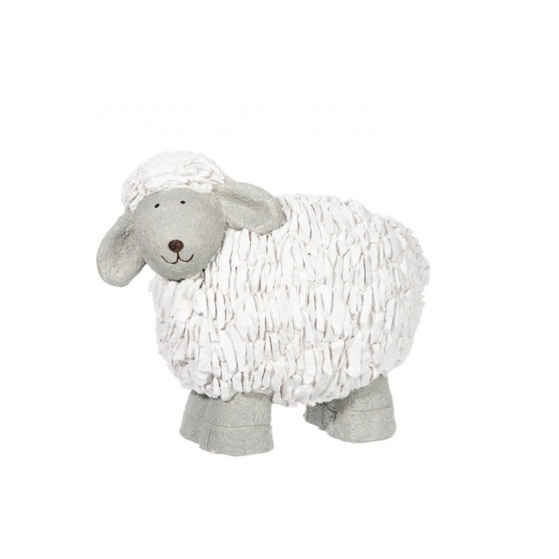 Oveja de poliéster blanco 41x25x35,5cm | Leroy Merlin