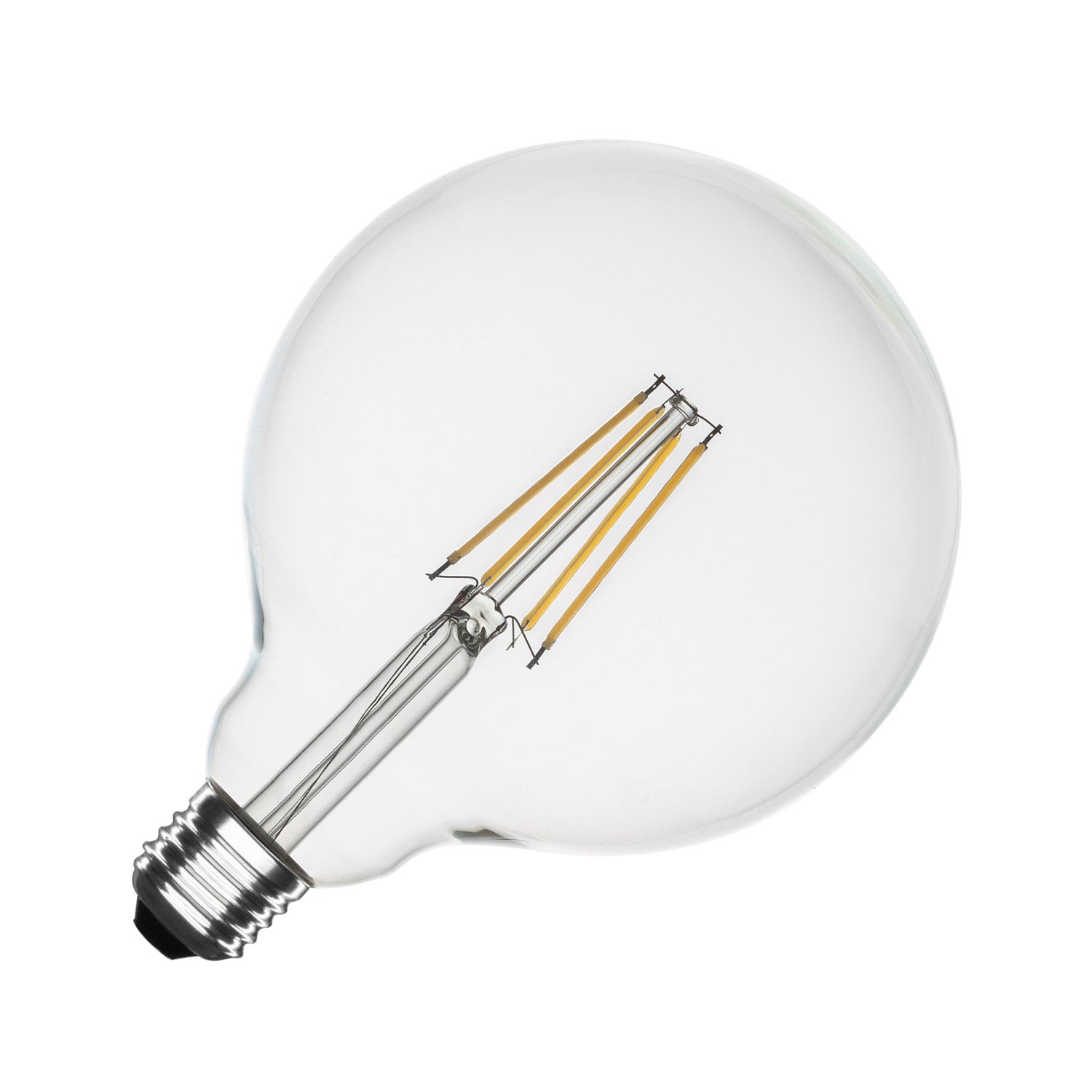 Ampoule LED Filament E27 8W 1055 lm Dimmable G125 No Flicker 2700K Blanc chaud | Leroy Merlin