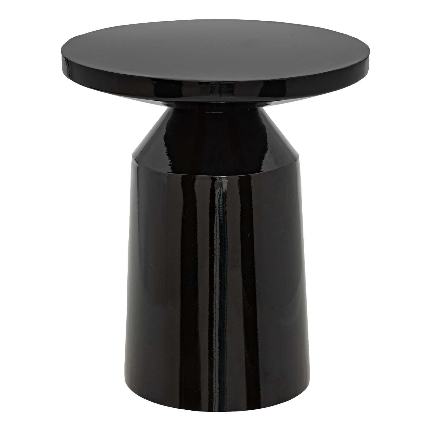 Table d'appoint ronde en métal SITA - Noir | Leroy Merlin