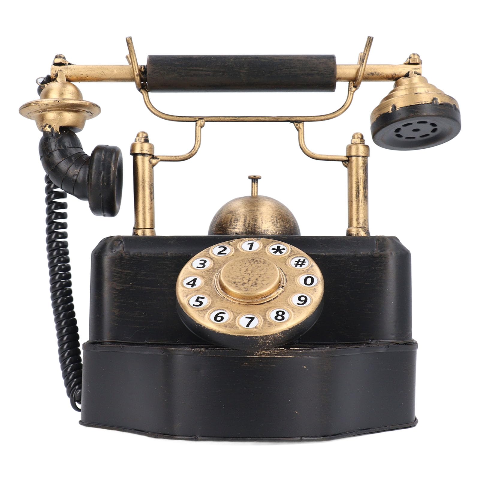 TELÉFONO ANTIGUO MODELO VINTAGE HIERRO RETRO TELÉFONO CON CABLE PARA LA ...