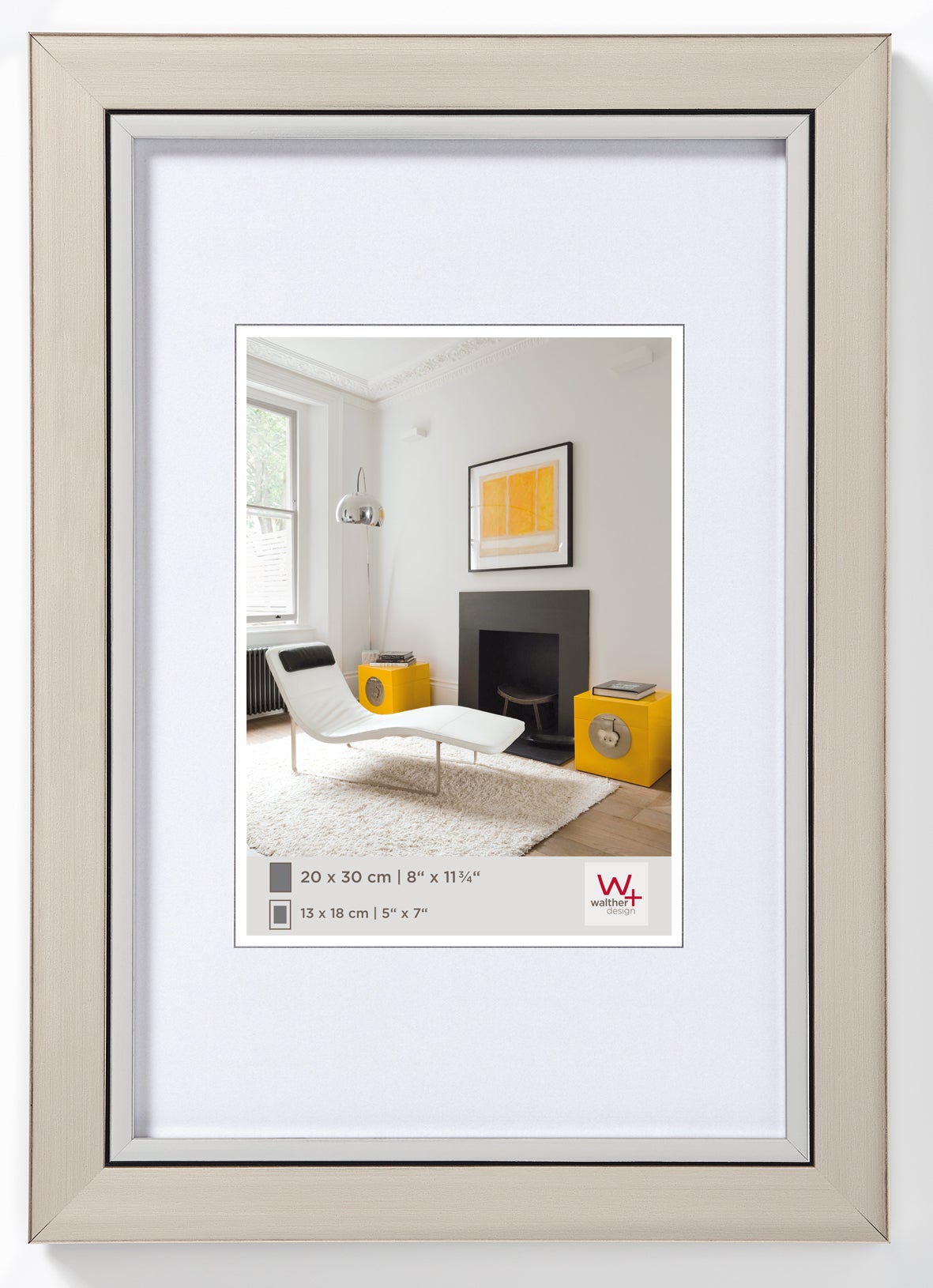 Cadre design Metro 010X015 cm ACIER | Leroy Merlin