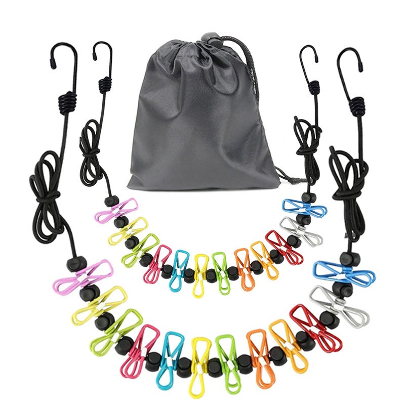 Corde à linge antidérapante, corde à linge de voyage portable, corde à ...
