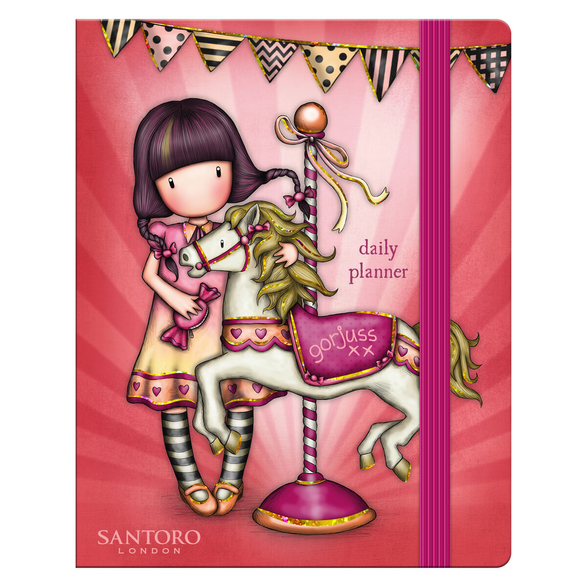 Agenda Gorjuss Carousel (11.5 x 14.5 x 2 cm) | Leroy Merlin