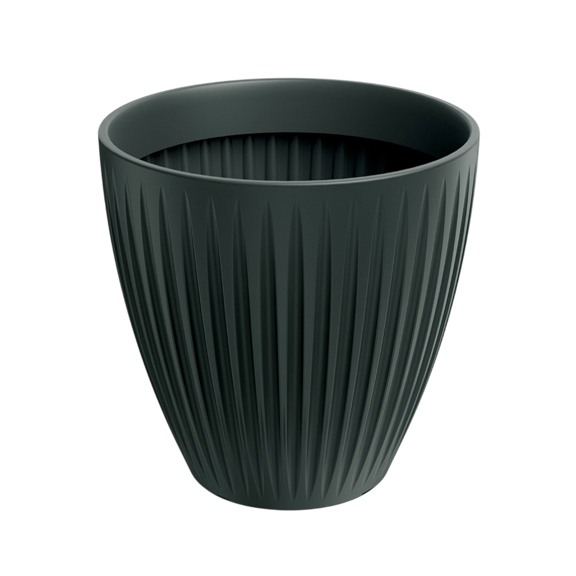 Prosperplast Pot Latia Round MIDL Ø40 x 40 Anthracite | Leroy Merlin