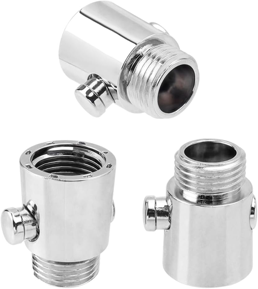 3 válvulas de cierre de agua para baño - G1/2 para ducha, ahorro de ...