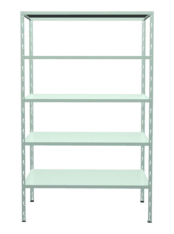 KIT ESTANTE 5 ESTANTES ENCLAVADOS PROMETAL GALVANIZADO CM 40X100 H.CM ...