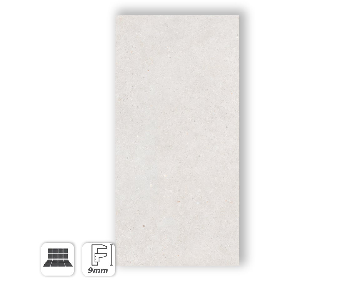 GR»S C…RAME EFFET CIMENT BLANC MAT 60X120 | Leroy Merlin