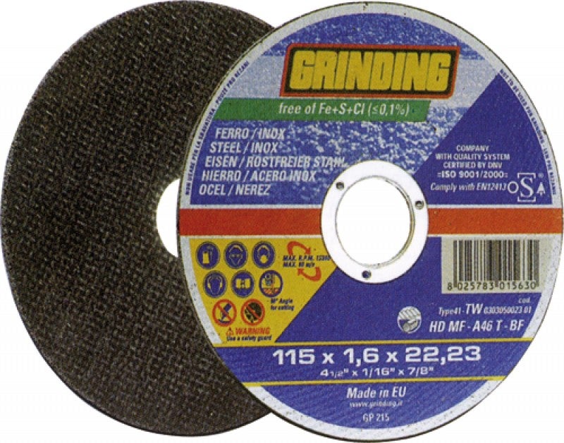 MOLA TAGLIO FERRO E ACCIAIO INOX HD MF GRINDING 230X1,9MM | Leroy Merlin