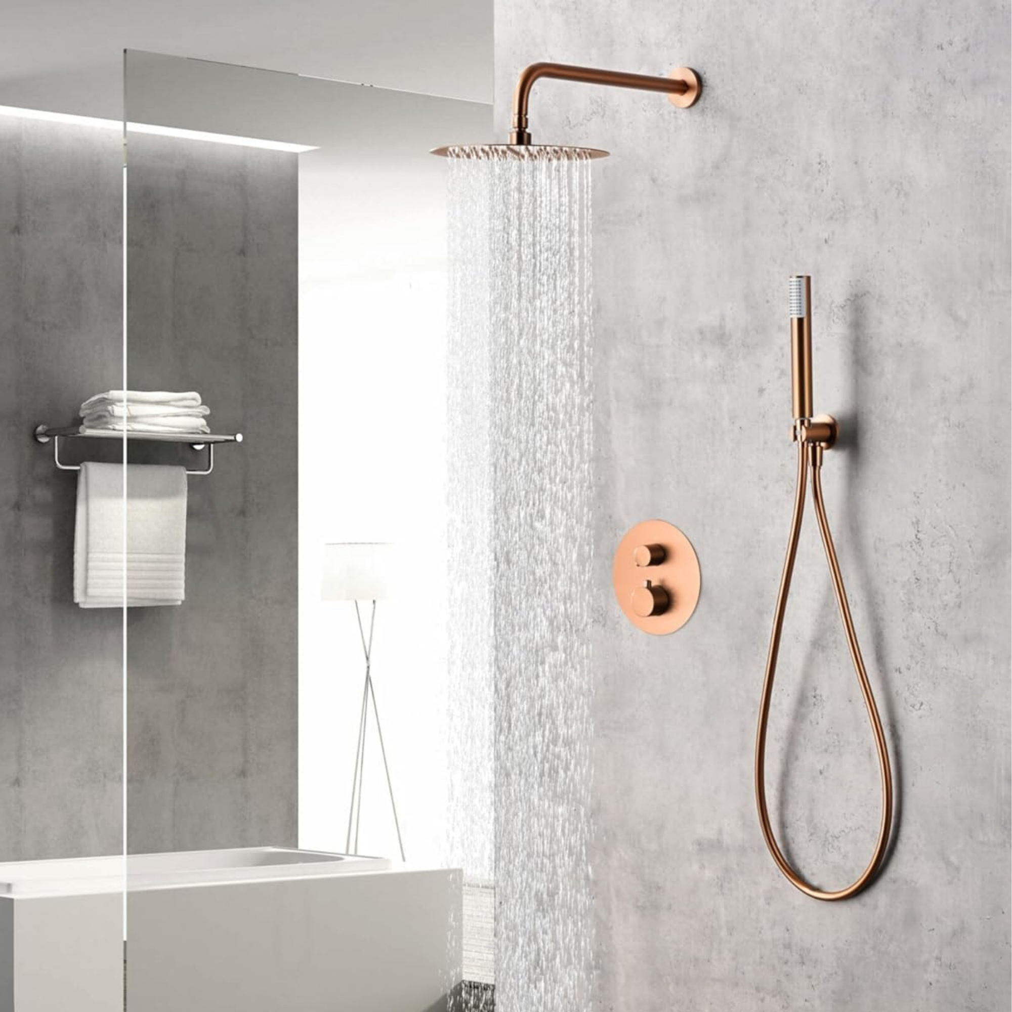 IMEX - Colonne de Douche Encastrée Thermostatique Salle de Bain ...