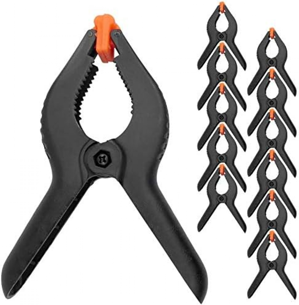 10 Pièces Pinces à Ressort en Plastique, 6 Pouces Force Additionnelle Clips de Travail À Toute ...