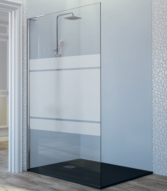 Panel fijo de ducha FRESH FREE Cristal serigrafiado | Leroy Merlin