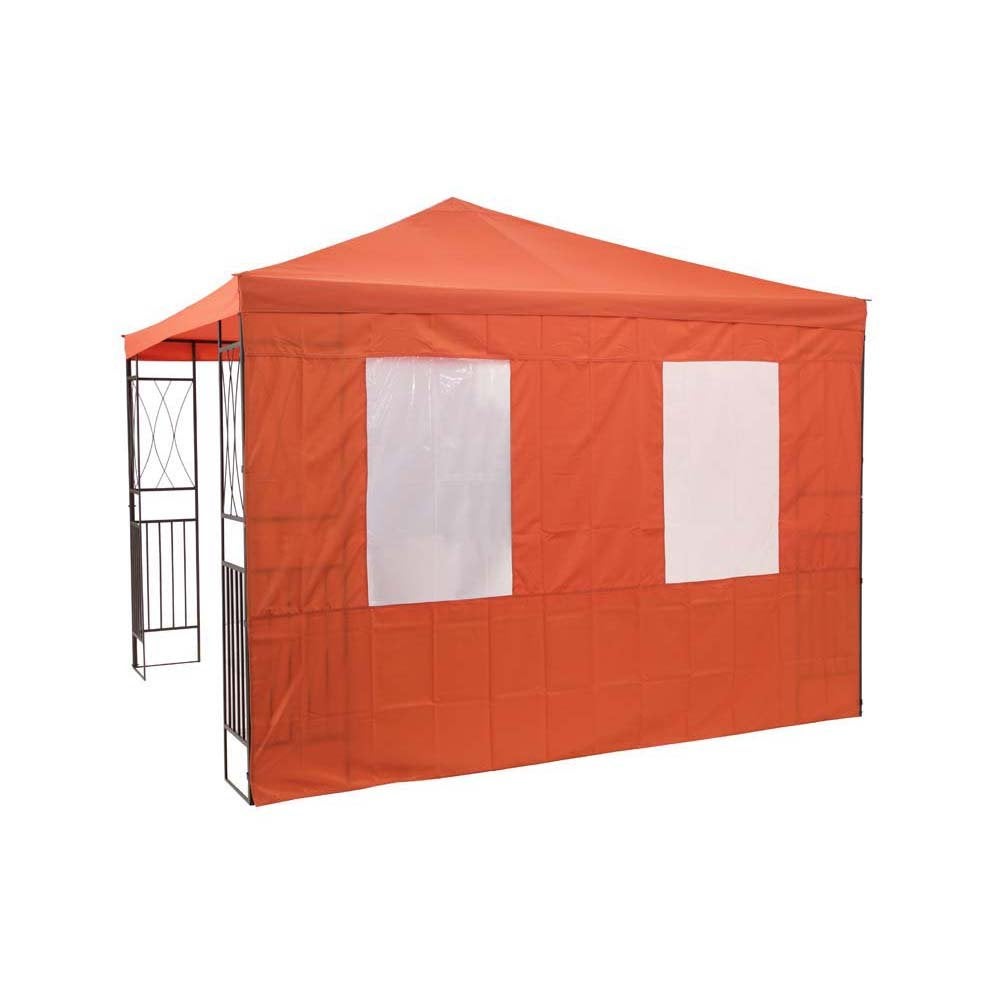 Tepro Set di pannelli laterali per gazebo Kaemi terracotta senza telaio ...