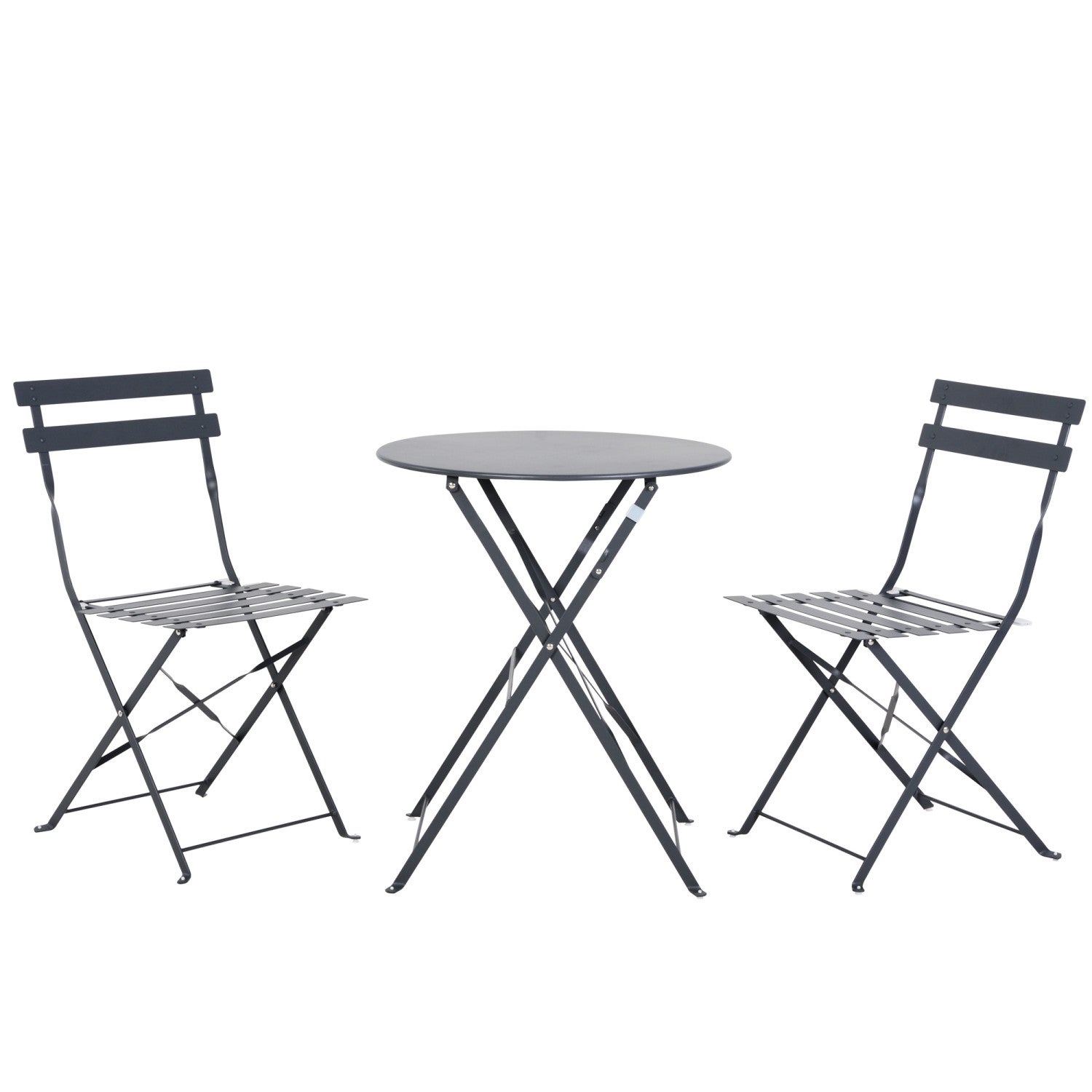Table et chaises pliantes bistrot balcon terrasse - 2 places ...