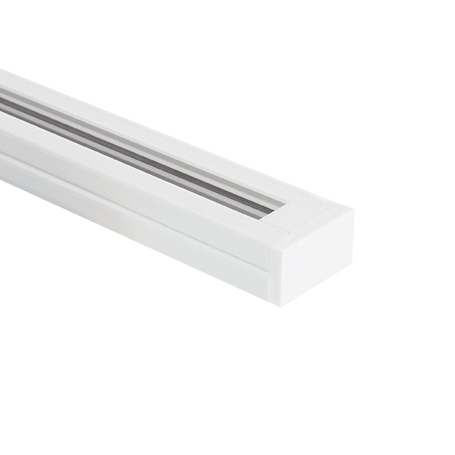Carril Monofásico PC para Focos LED 1 Metro, Blanco, PC PC | Leroy Merlin