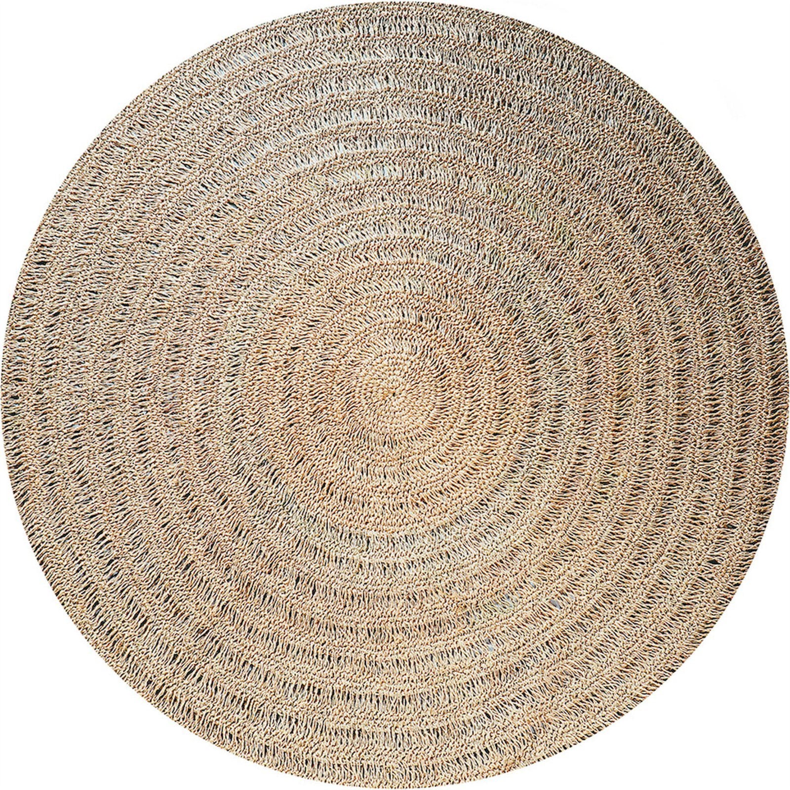 Tapis Bohème Chic en Raphia Bazar Bizar 150 x 150 x 0 cm Naturel ...