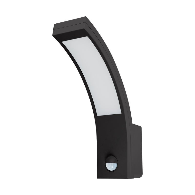 Applique Murale LED Extérieur 10W Noir avec Détecteur de Mouvement ...