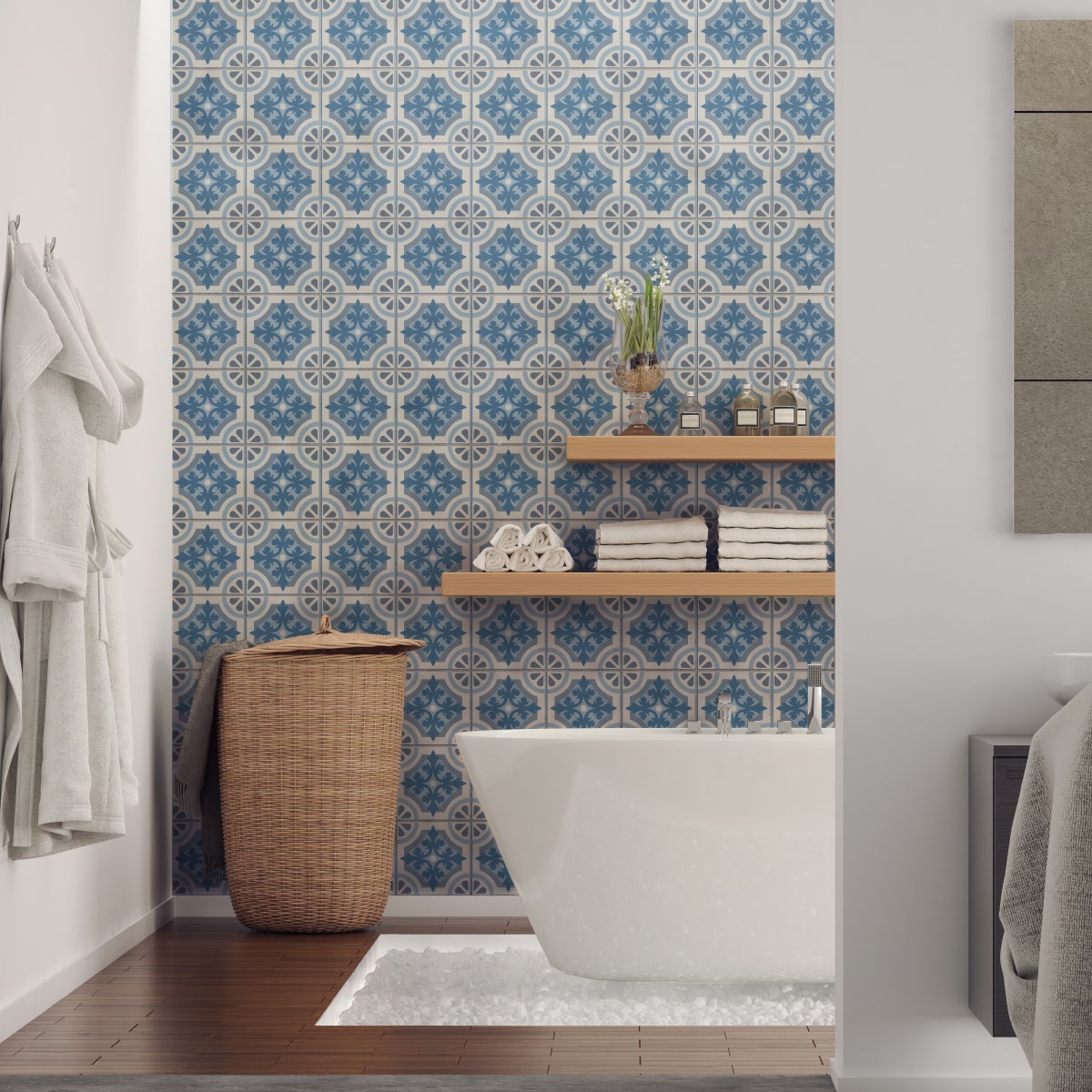 Sticker Mural Carrelage adhésif Cuisine Salle de Bain - 60 STICKERS ...
